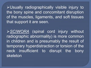 Spinal cord injury | PPTX