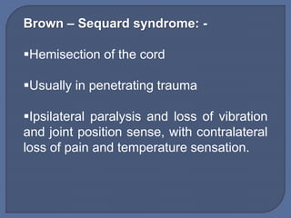Spinal cord injury | PPTX