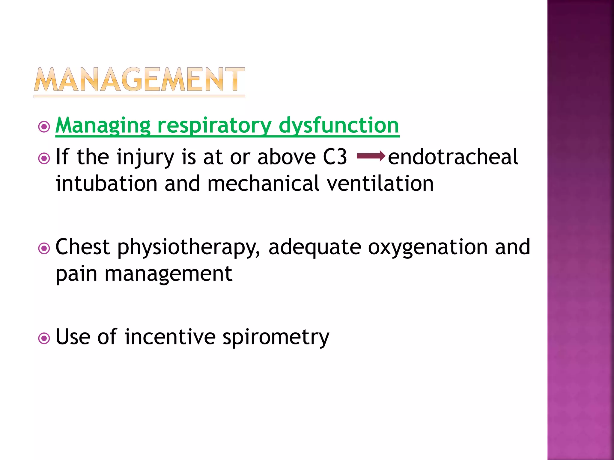 Spinal cord injury | PPTX
