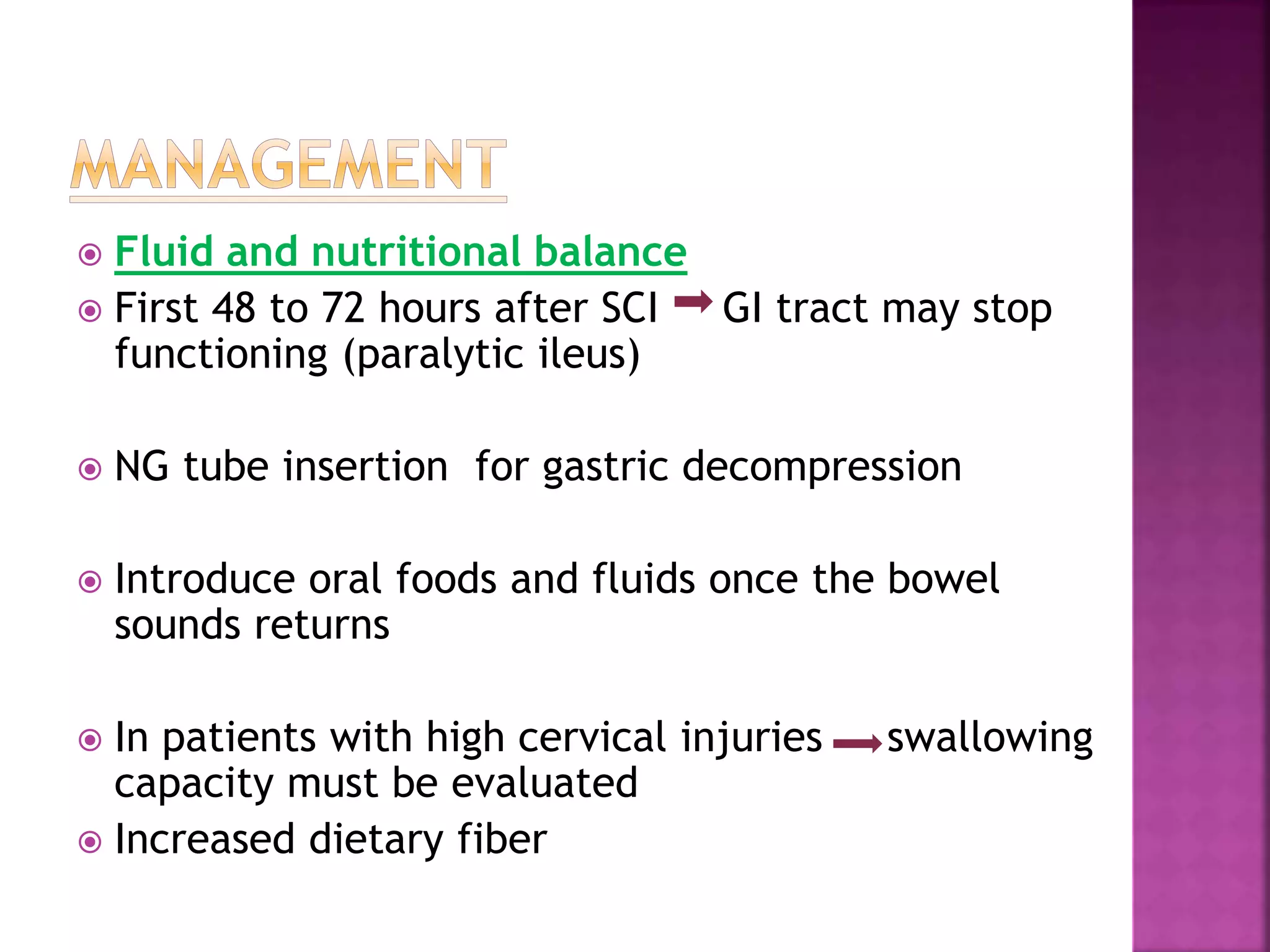 Spinal cord injury | PPTX