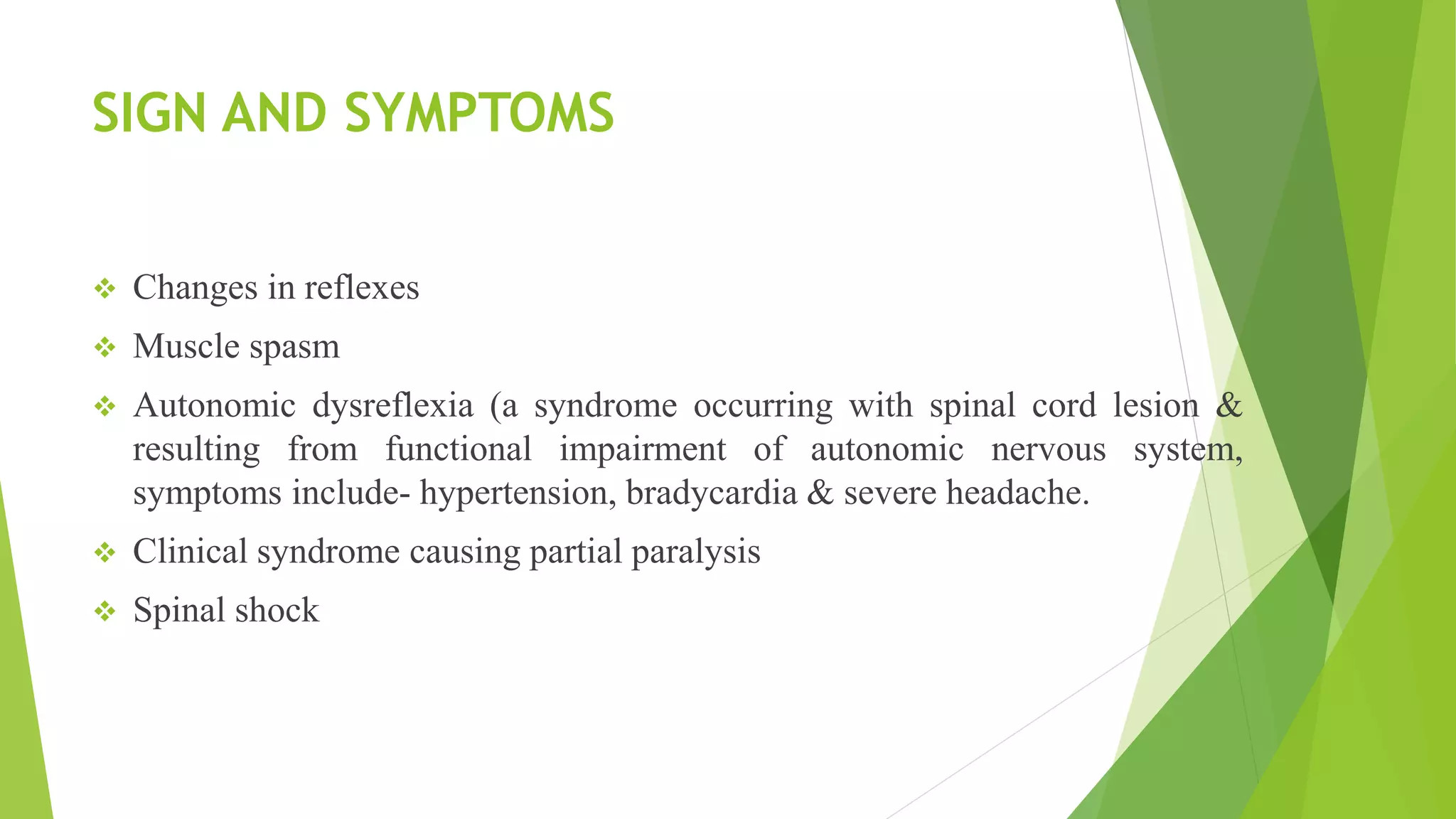 Spinal Cord Injury (SCI) | PPTX