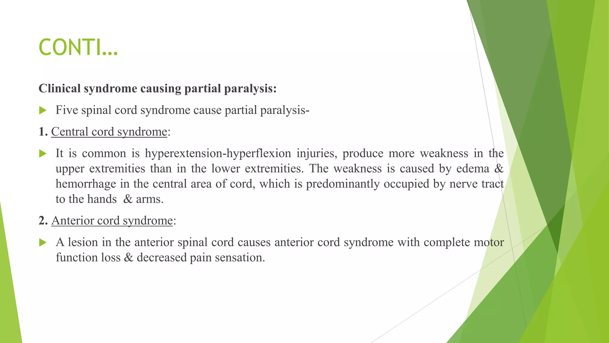 Spinal Cord Injury (SCI) | PPTX