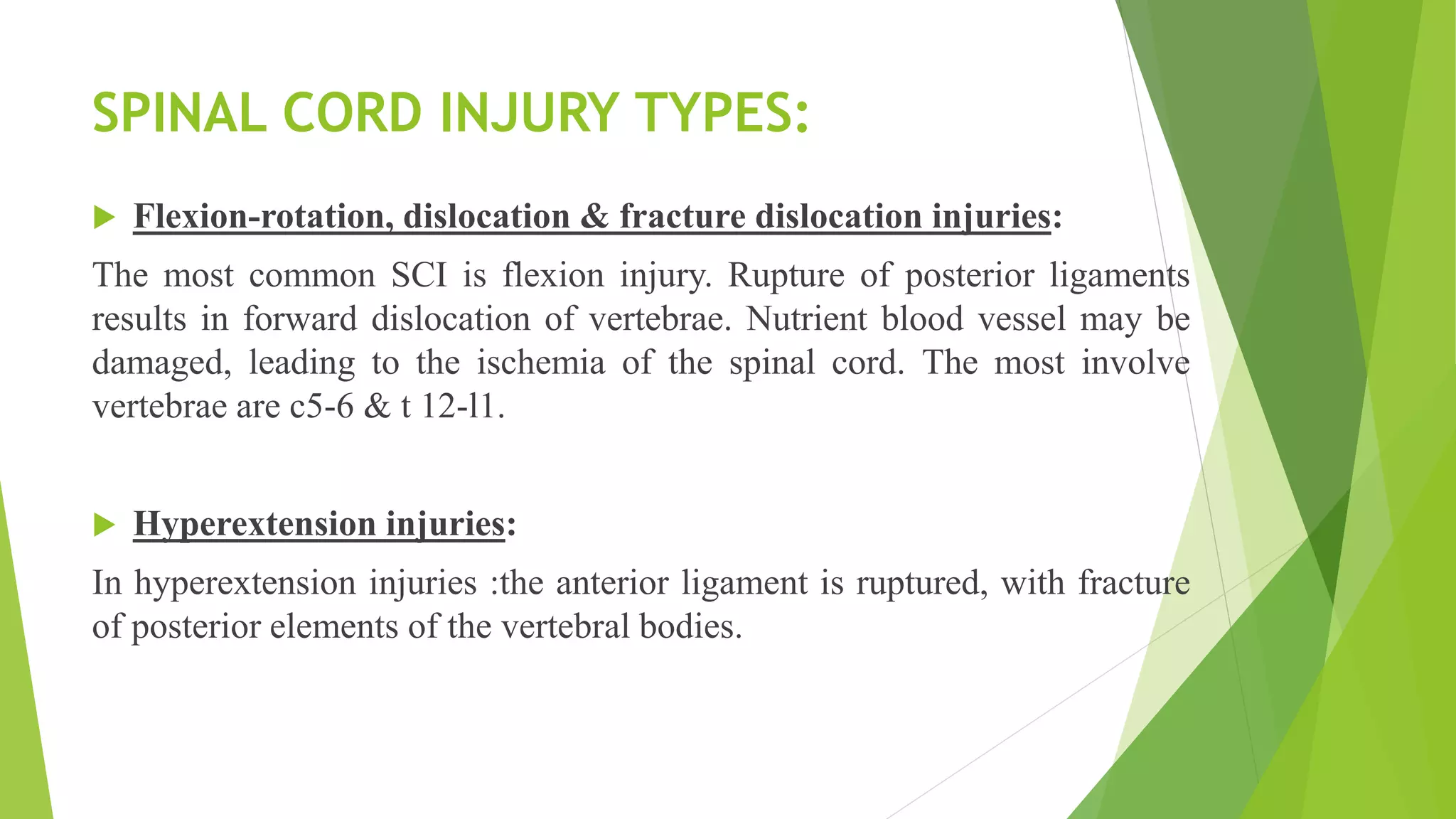 Spinal Cord Injury (SCI) | PPTX