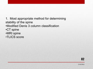 Spinal cord anatomy and injury in human beings | PPTX