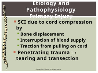 Management of patients with spinal cord injury | PPTX