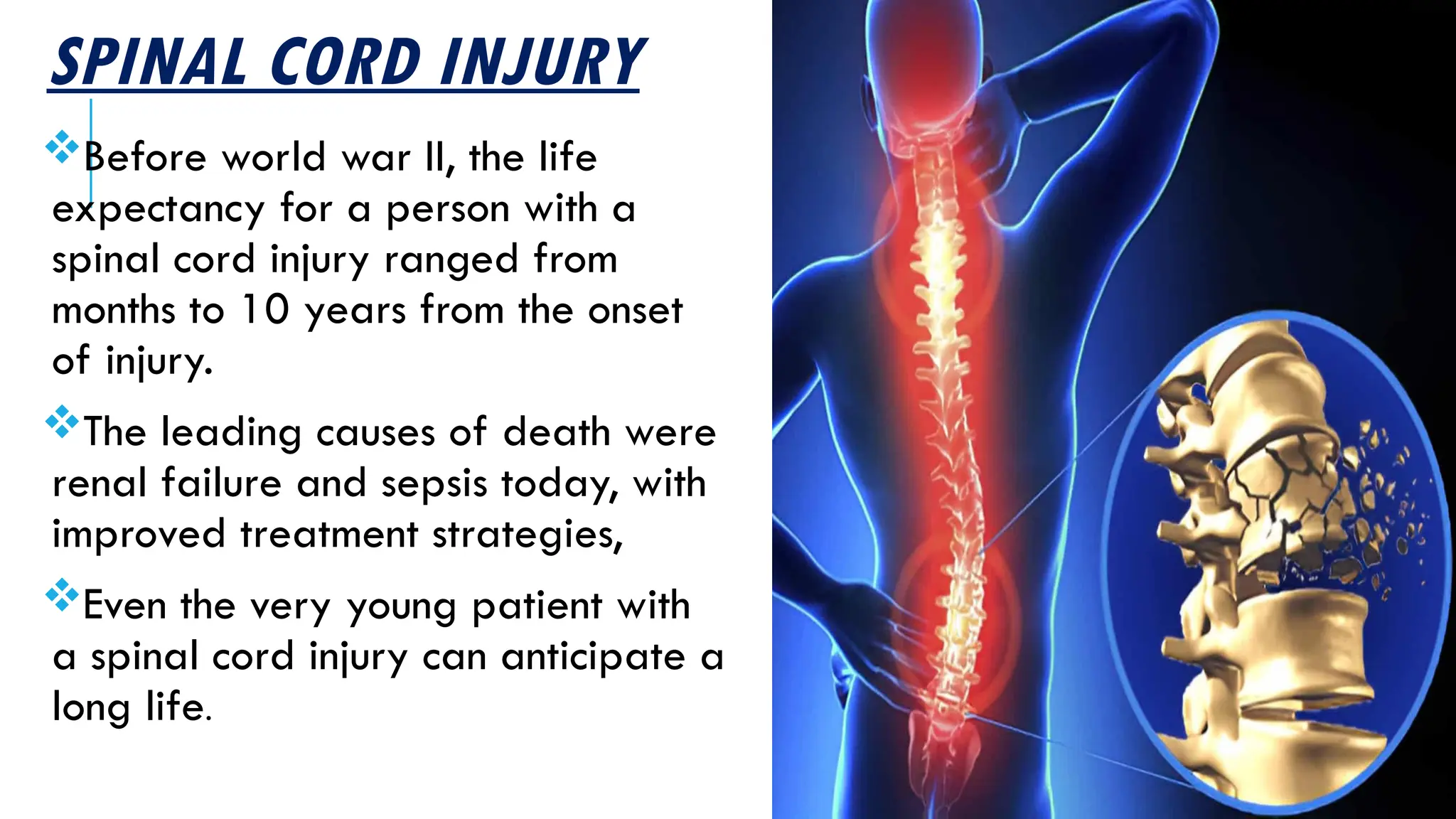 spinal cord injury.power point presentaton | PPTX