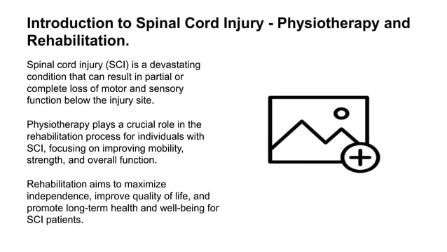 Spinal Cord Injury -physiotherapy And Rehabilitation.pptx