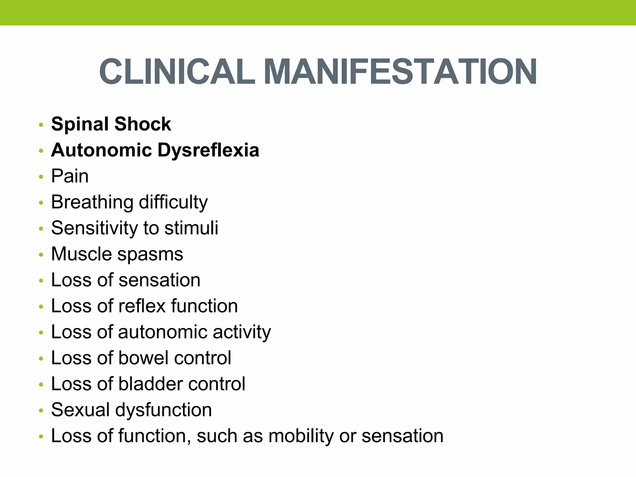 spinal cord injury | PPTX