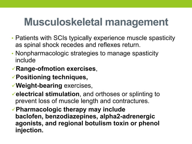 Spinal cord injury (SCI) | PPTX
