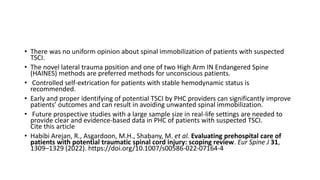Pre hospital managrment of spinal cord injury presentation.pptx