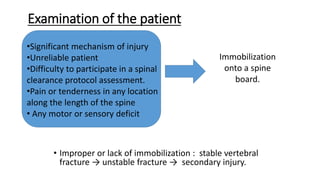 Pre hospital managrment of spinal cord injury presentation.pptx