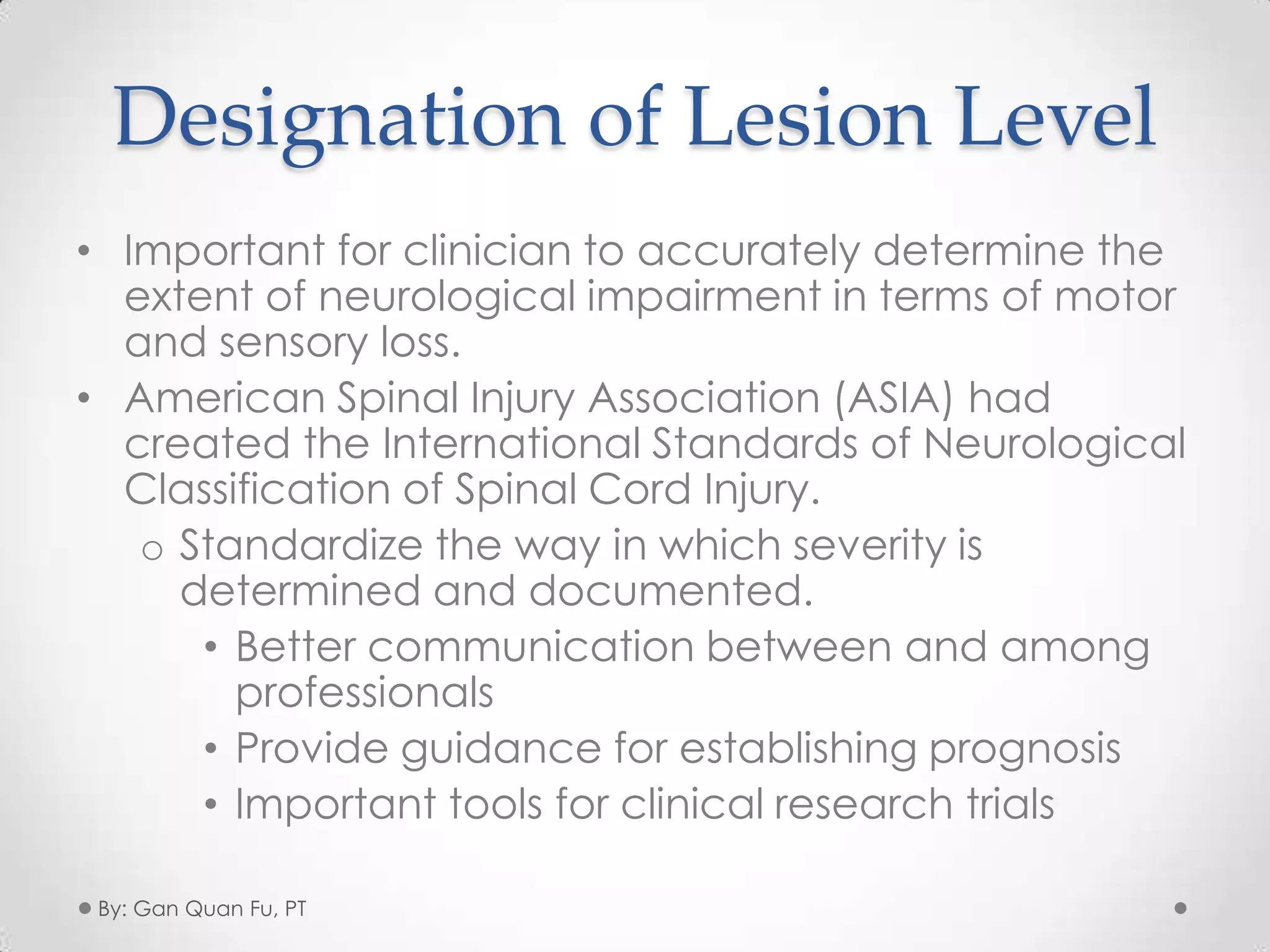 Spinal cord injury (sci) Rehab | PPTX