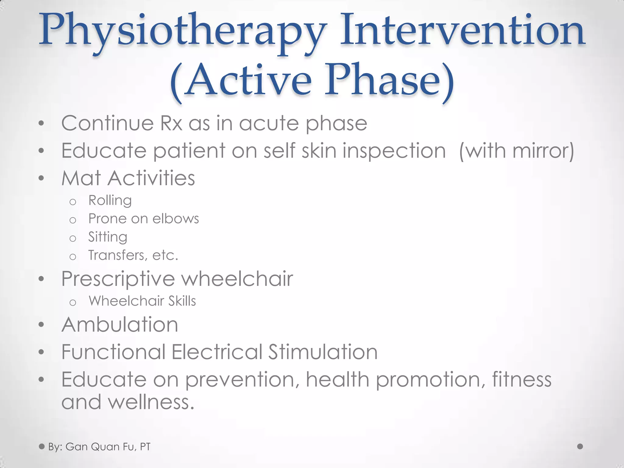 Spinal cord injury (sci) Rehab | PPTX