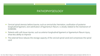 Spinal Cord Injury Without Radiology Abnormality (SCIWORA) | PPTX