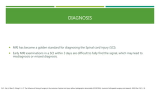 Spinal Cord Injury Without Radiology Abnormality (SCIWORA) | PPTX