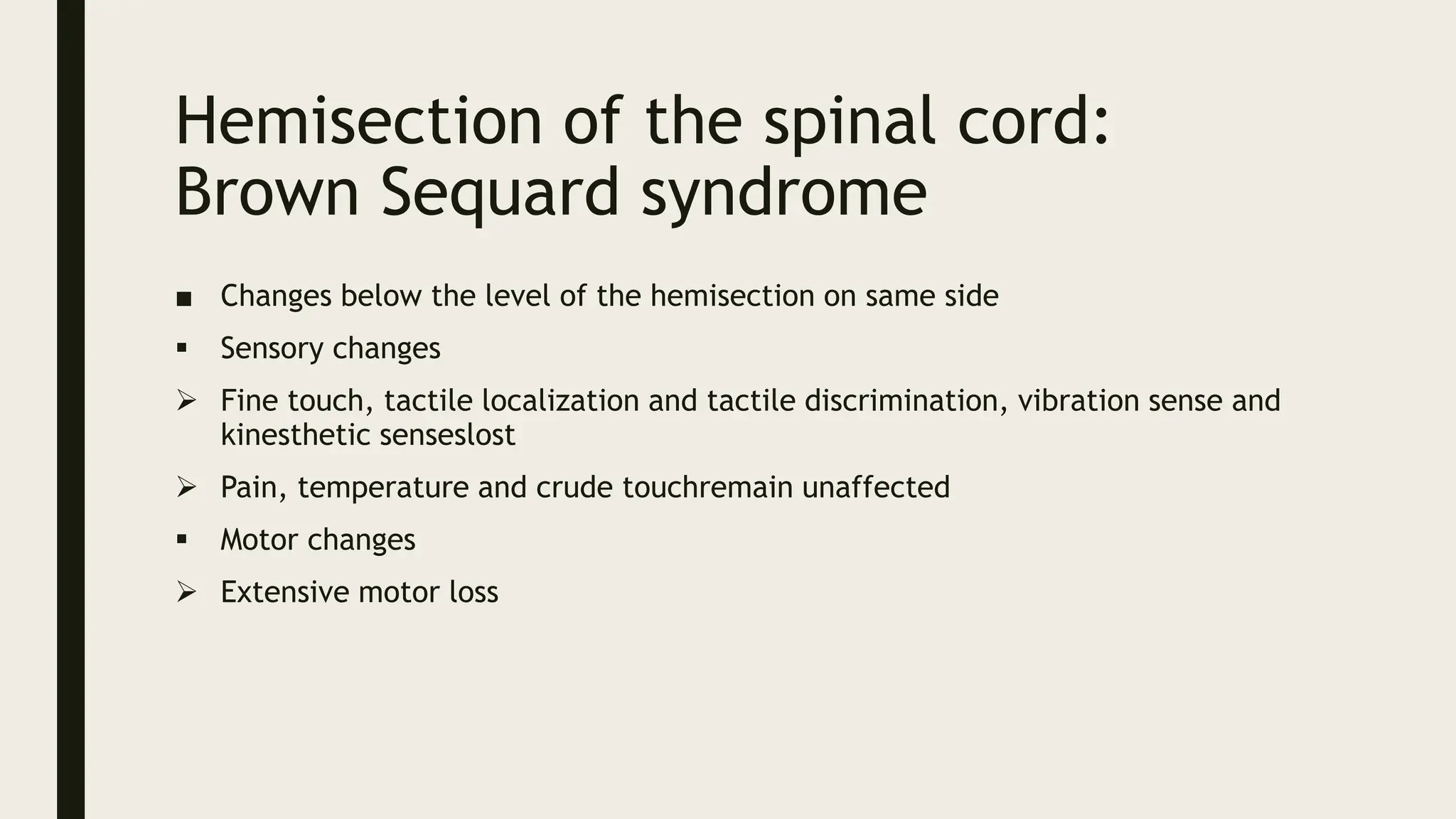 spinal cord and its lesion. Central nervous system | PPTX