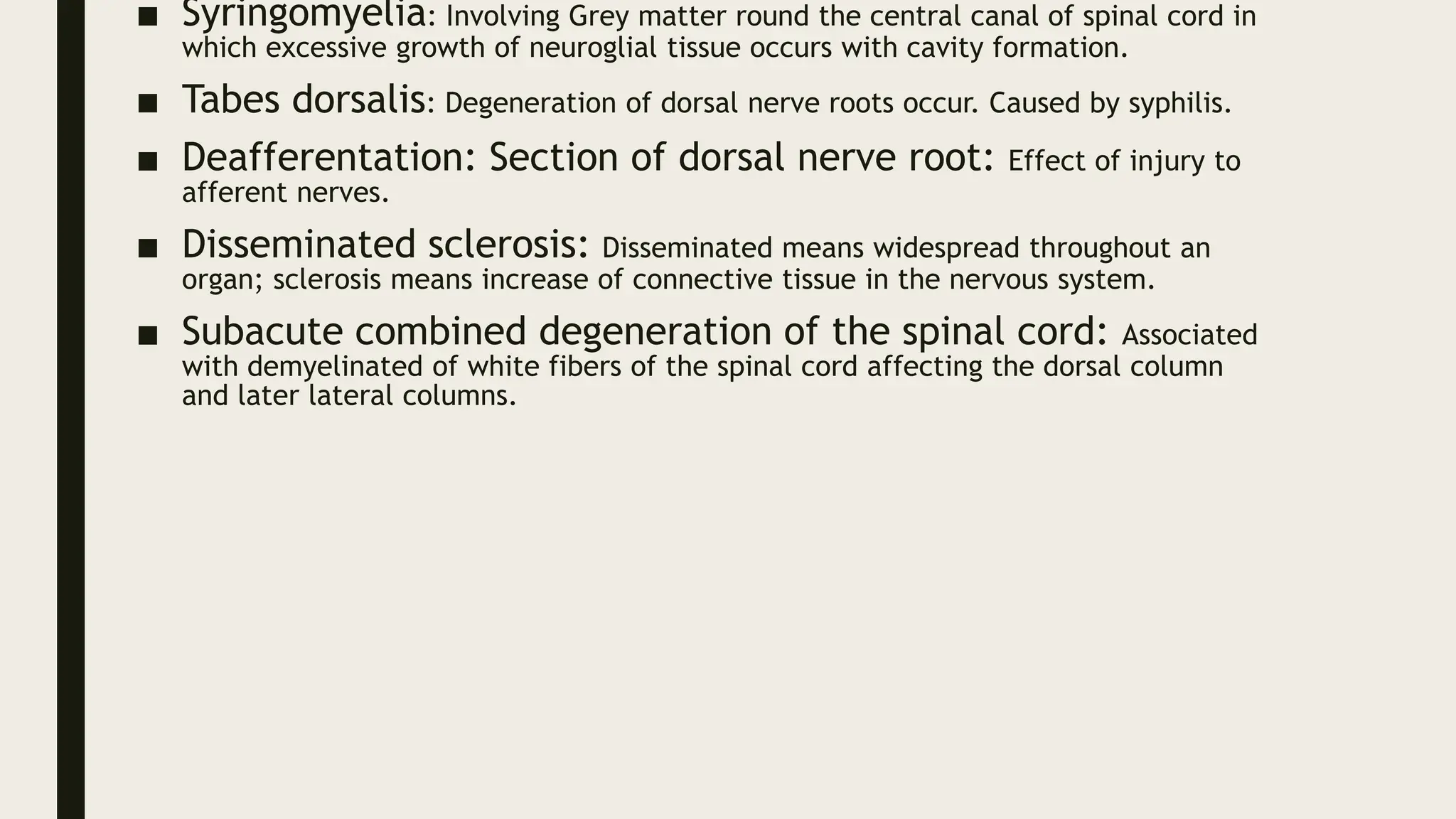 spinal cord and its lesion. Central nervous system | PPTX