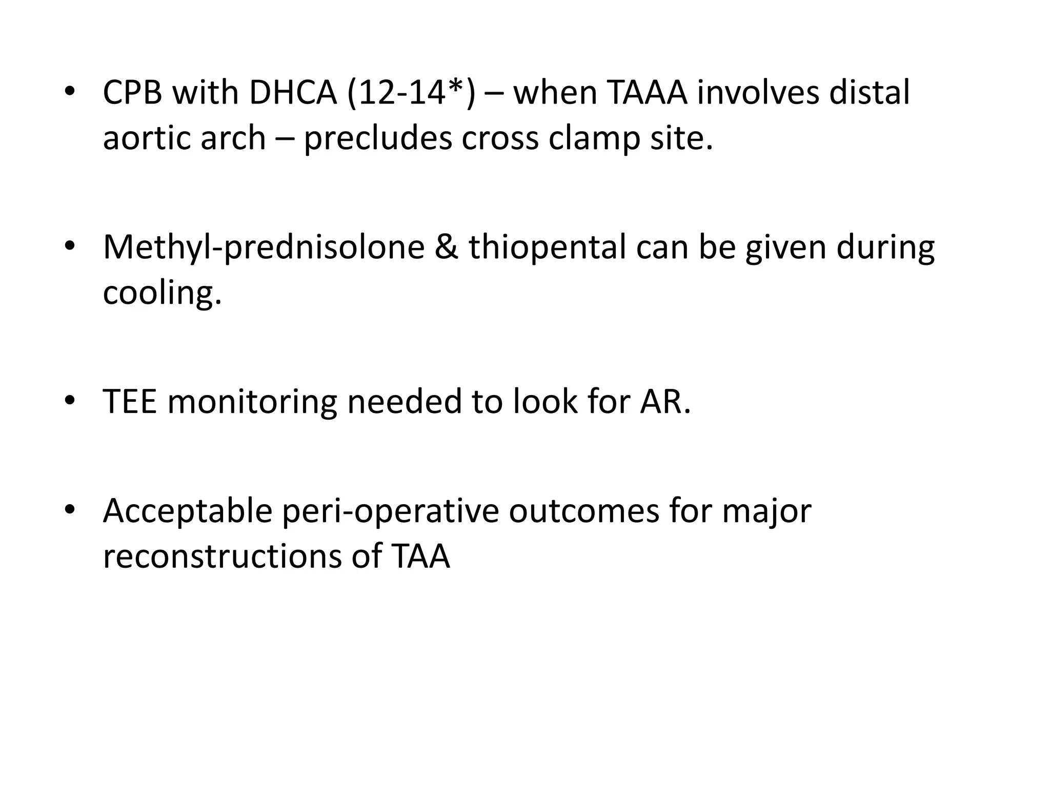 Spinal cord protection in aortic surgeries | PPTX