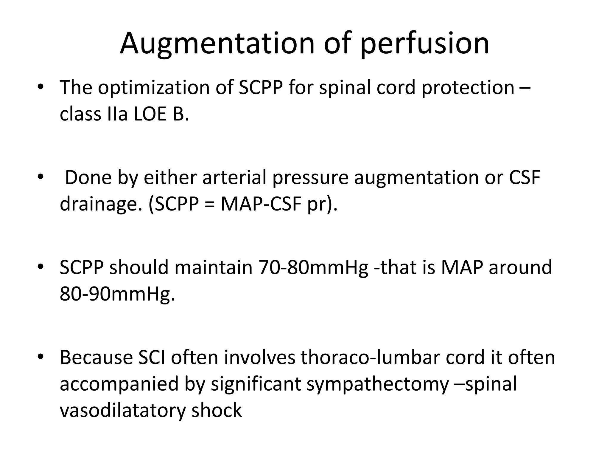 Spinal cord protection in aortic surgeries | PPTX