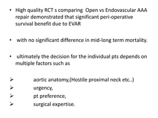 Spinal cord protection in aortic surgeries | PPTX