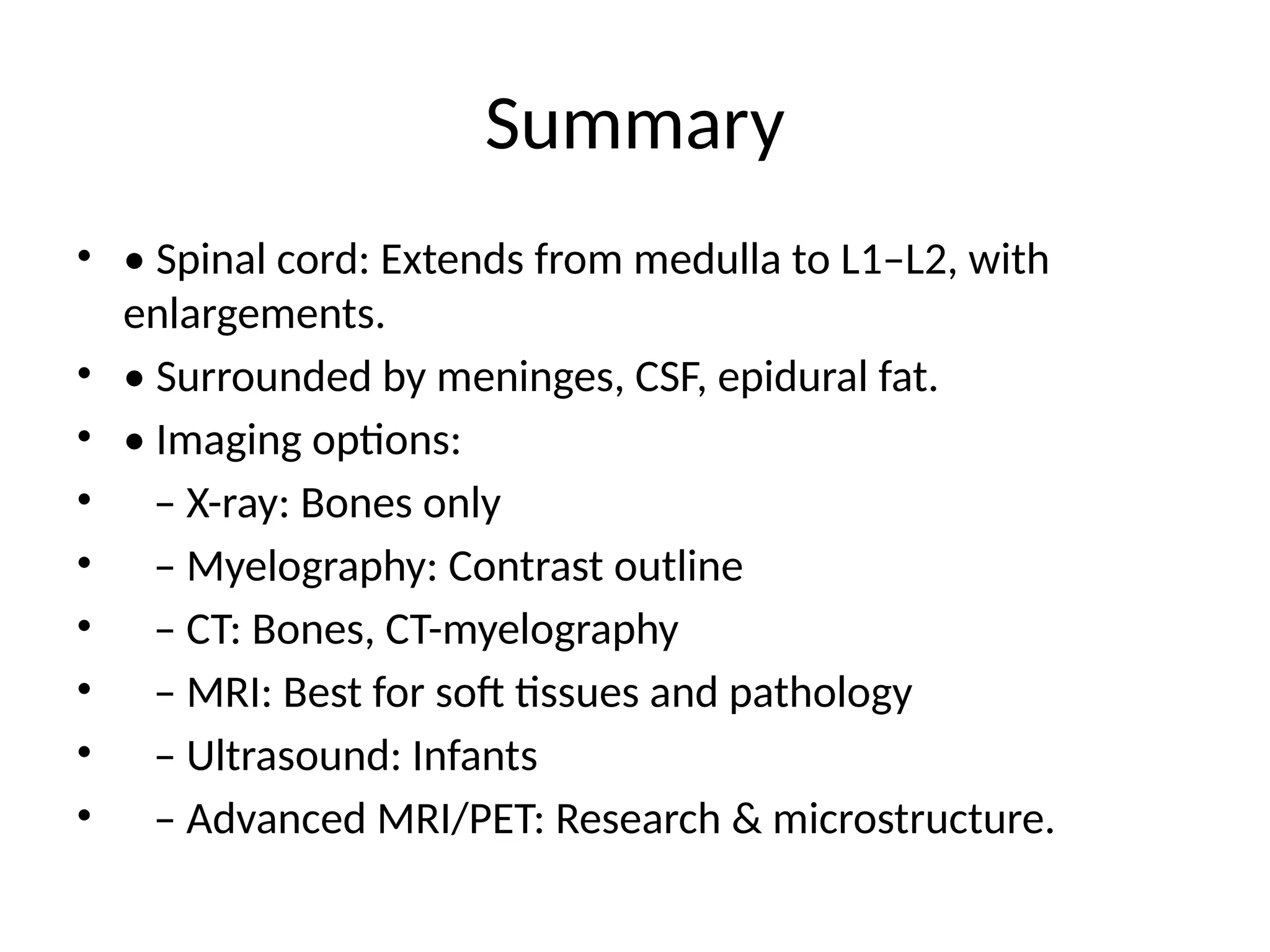 Discuss the radiological anatomy of the spinal Cord.pptx