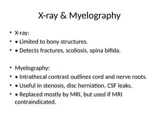 Discuss the radiological anatomy of the spinal Cord.pptx