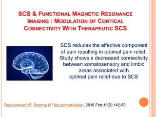 Spinal cord stimulation in neuroparhic cancer pain | PPTX