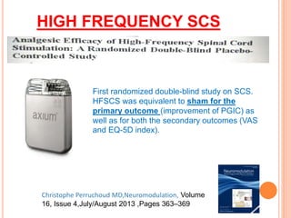 Spinal cord stimulation in neuroparhic cancer pain | PPTX