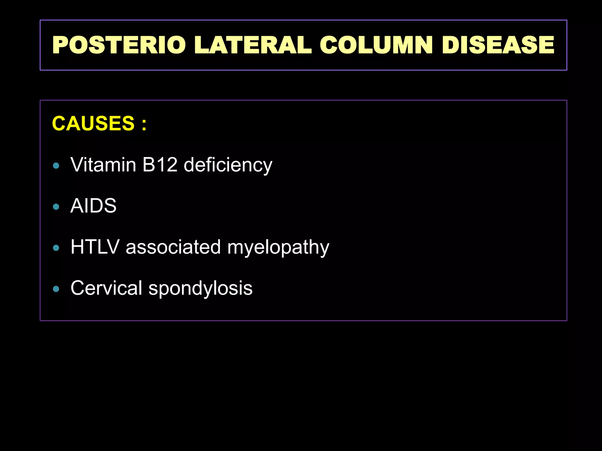Spinal cord syndromes | PPSX
