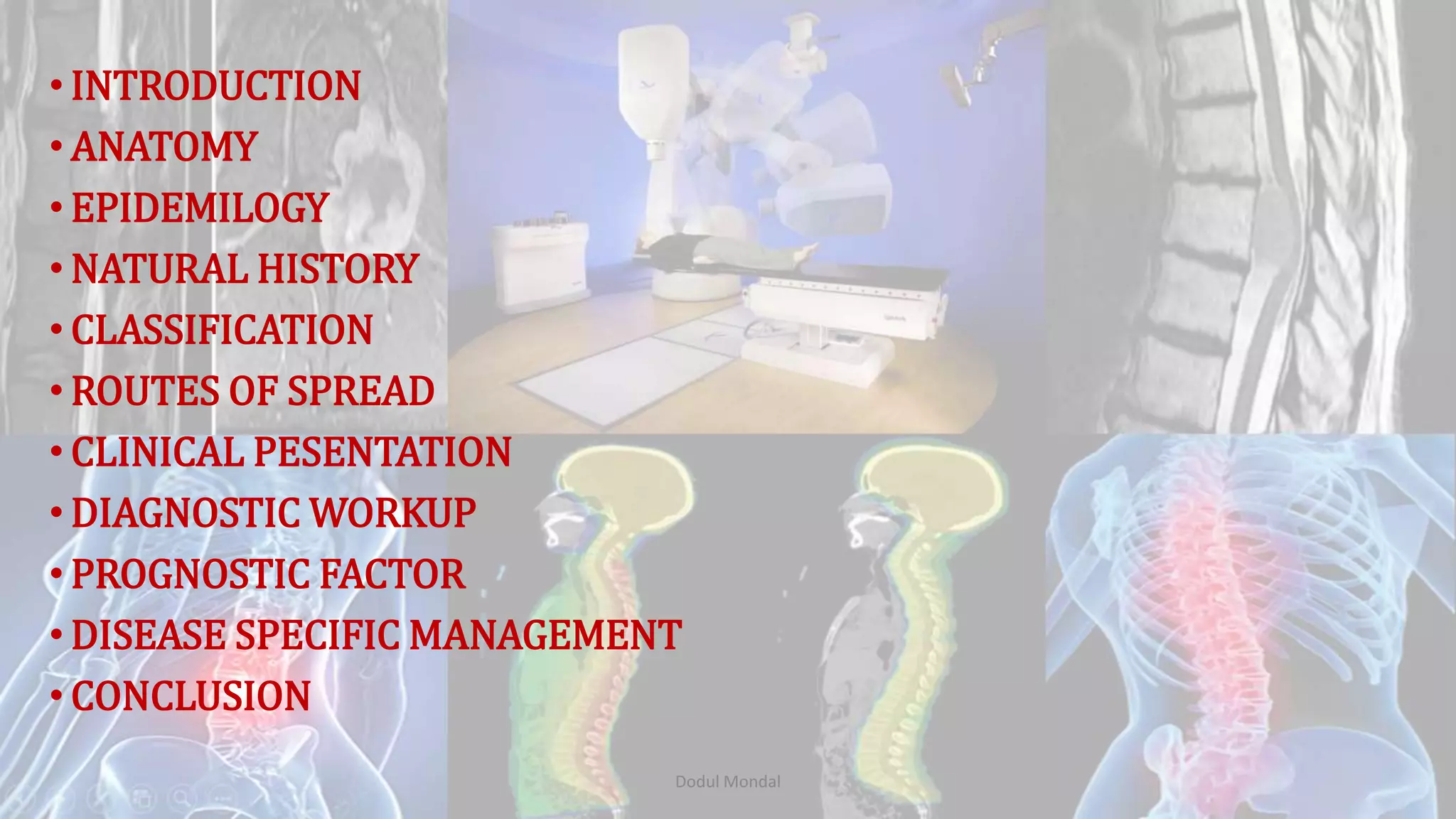 Spinal cord tumor | PPTX