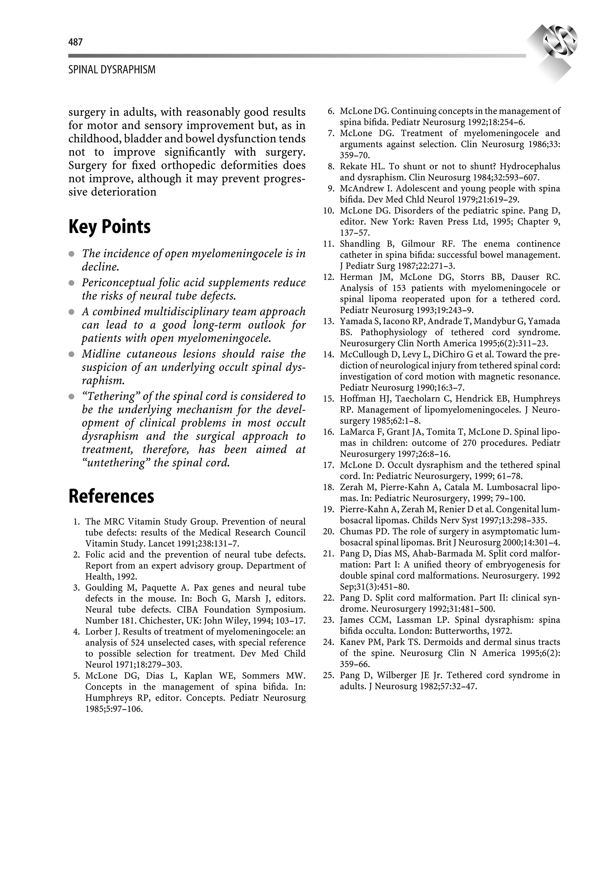 Spinal Dysraphism[1] | PDF