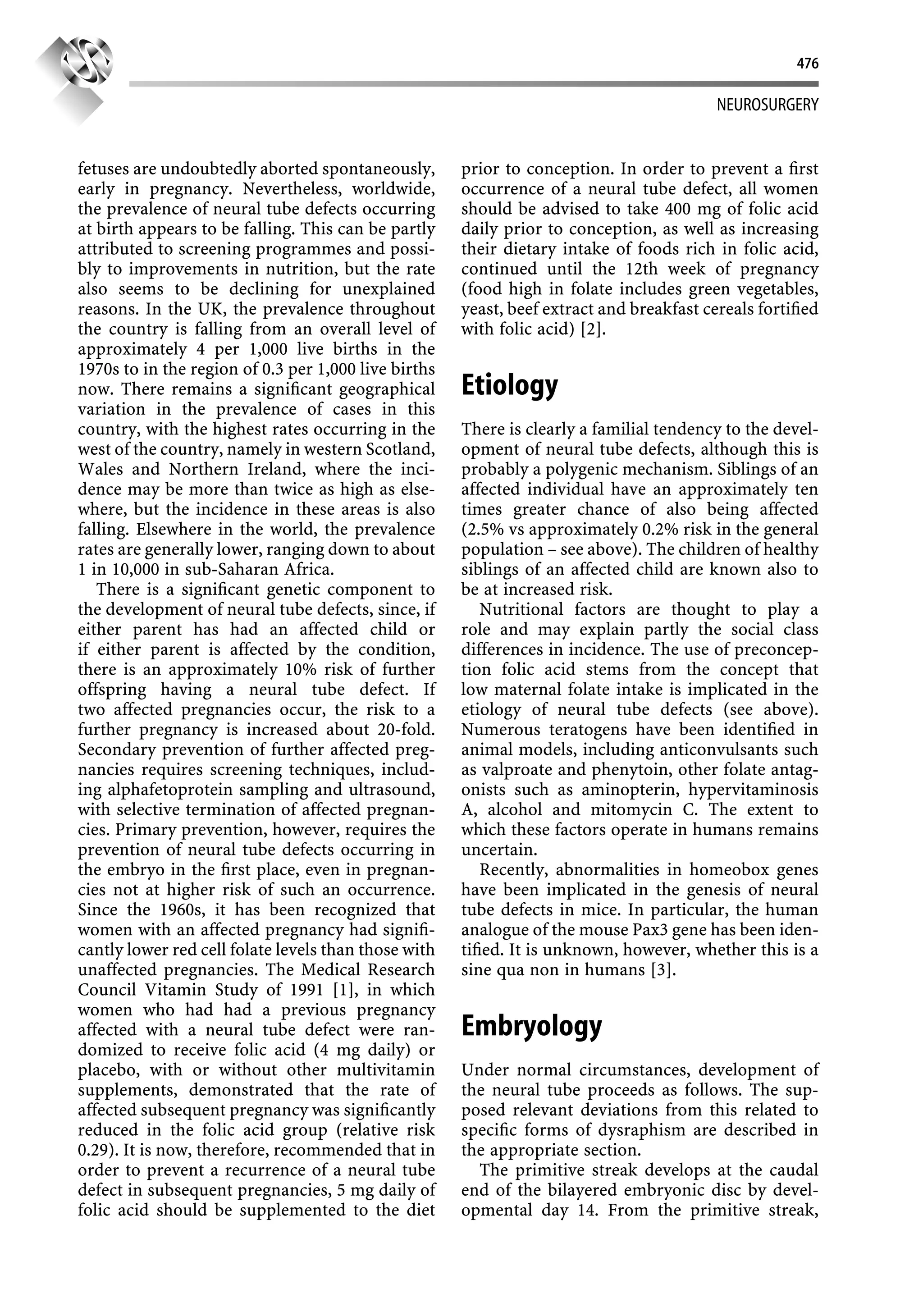 Spinal Dysraphism[1] | PDF