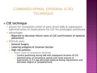 Spinalepiduralanesthesia 140301085537-phpapp01 | PPTX | First Aid ...