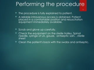 combined Spinal Epidural anaesthesia ppt | PPT