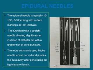 Spinal epidural | PPTX