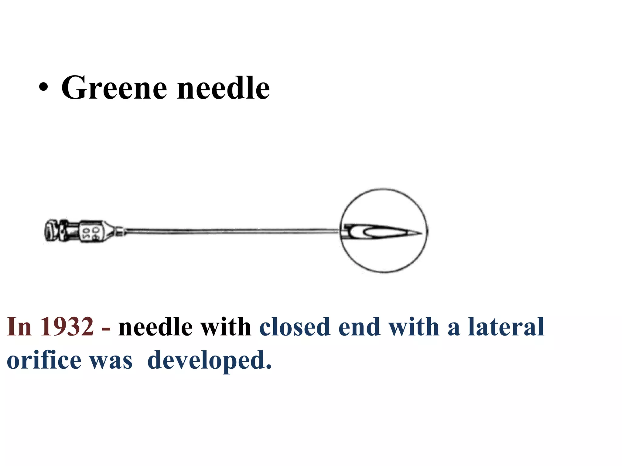 Spinal & epidural needle | PPTX