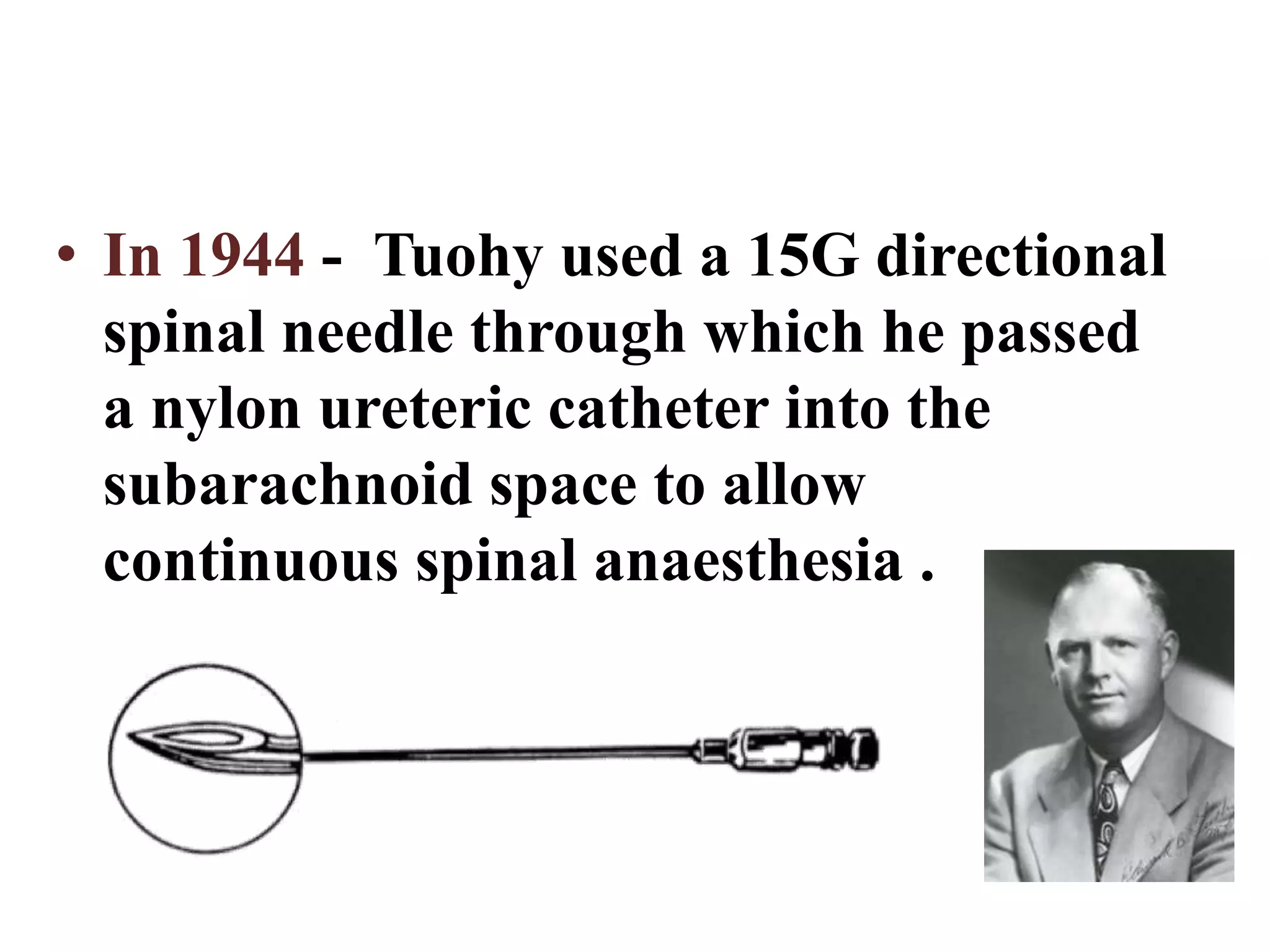 Spinal & epidural needle | PPTX