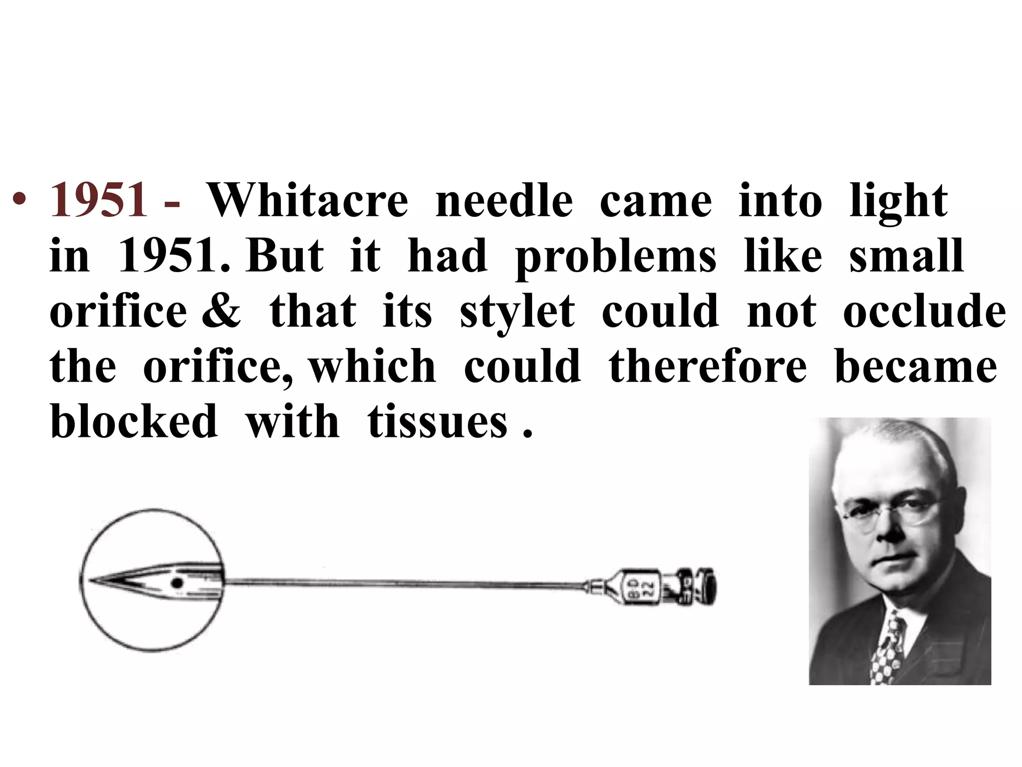 Spinal & epidural needle | PPTX