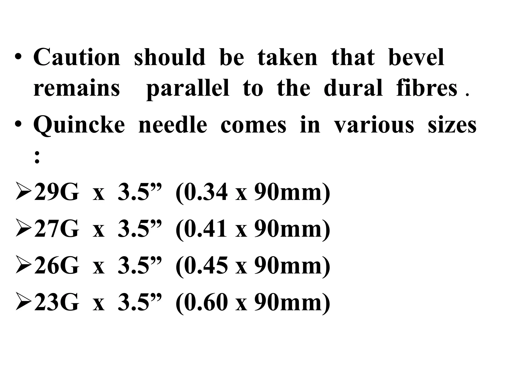 Spinal & epidural needle | PPTX