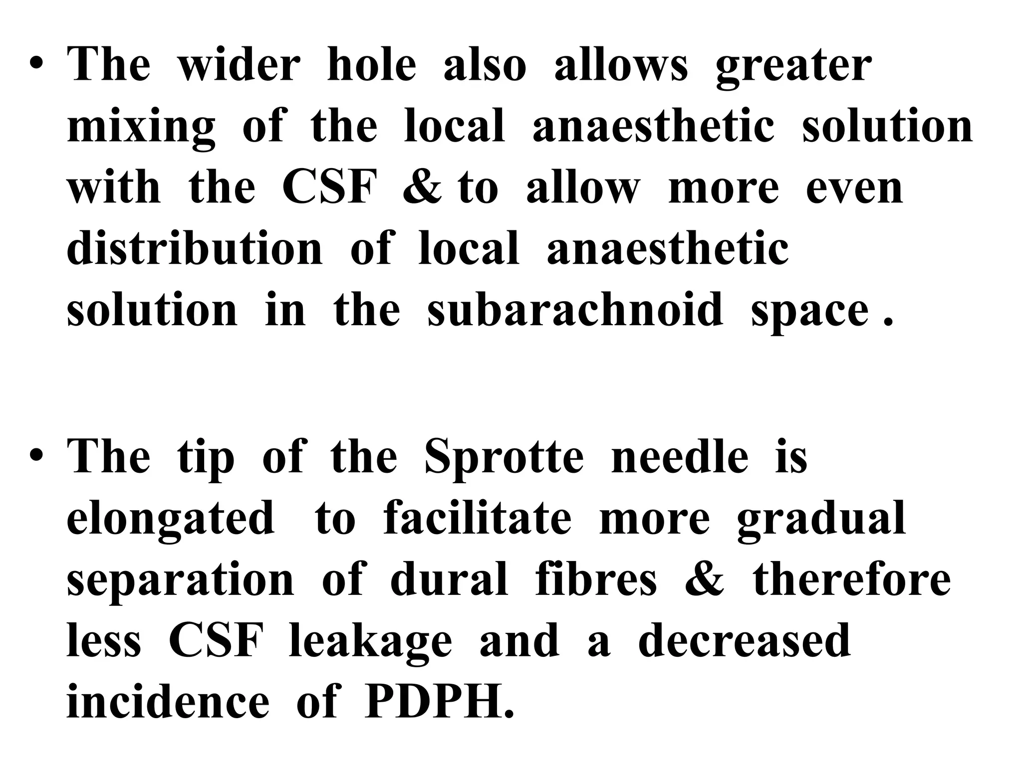 Spinal & epidural needle | PPTX