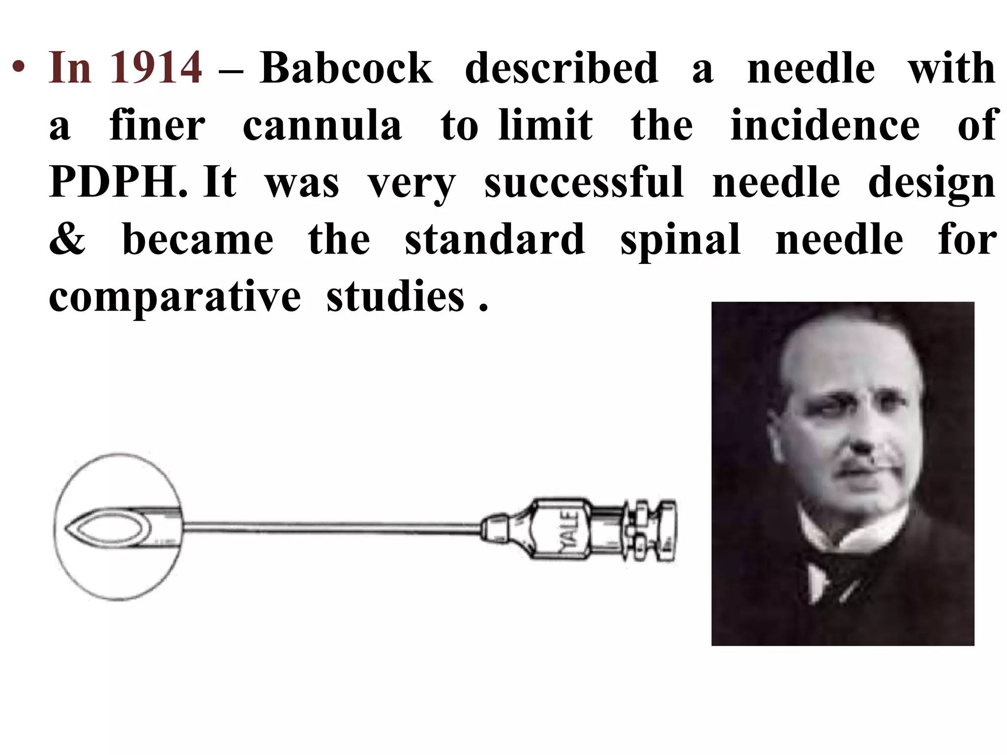 Spinal & epidural needle | PPTX