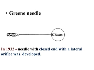Epidural Needle Types