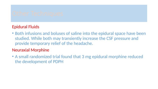 spinal headache or spinal puncture headache .pptx