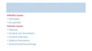 spinal headache or spinal puncture headache .pptx