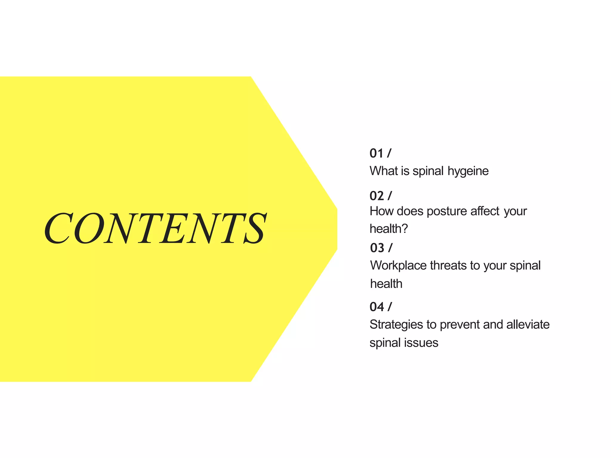 Spinal Health: A Presentation About Spinal Hygiene and How to Take Care ...