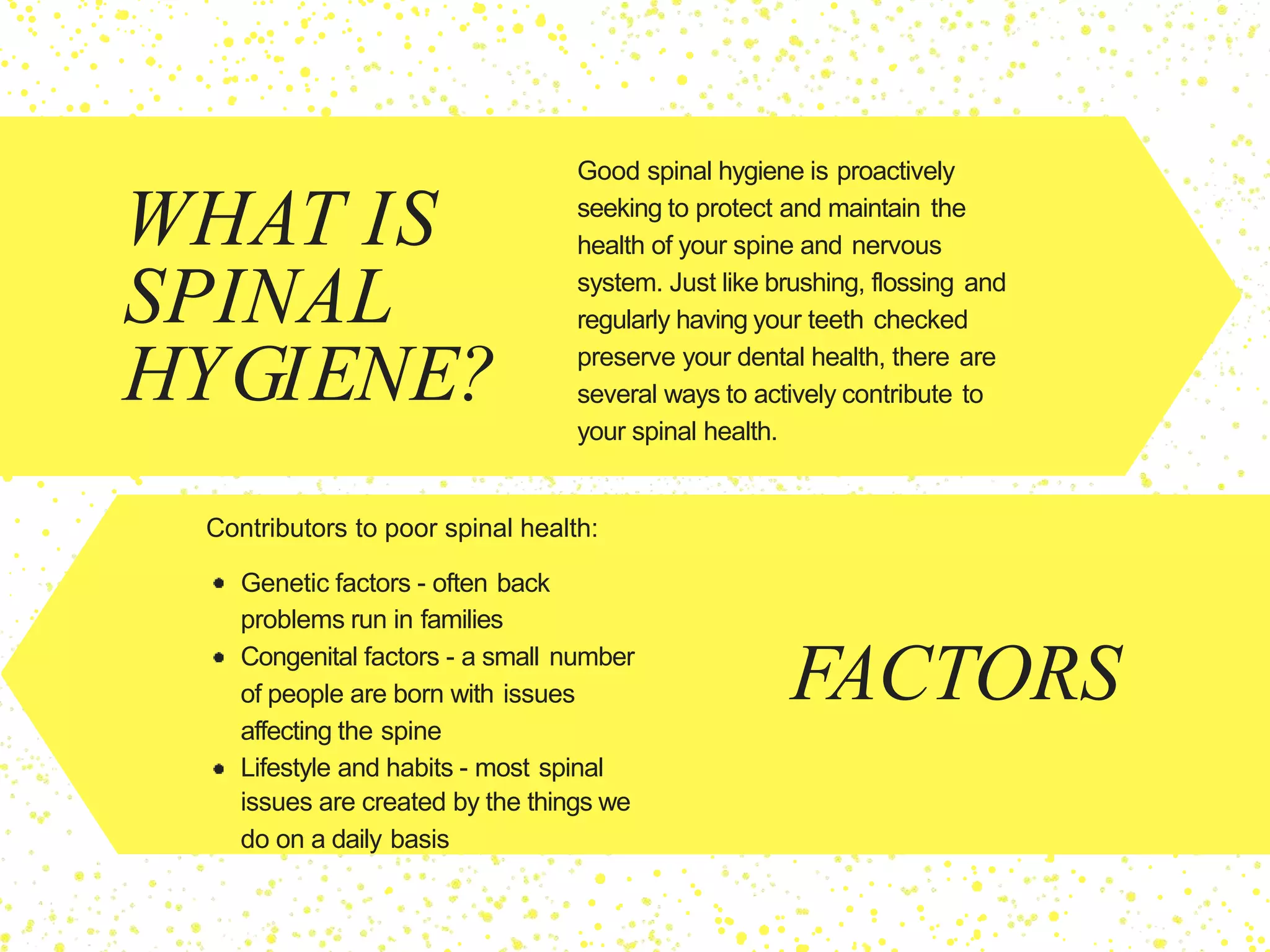 Spinal Health: A Presentation About Spinal Hygiene and How to Take Care ...