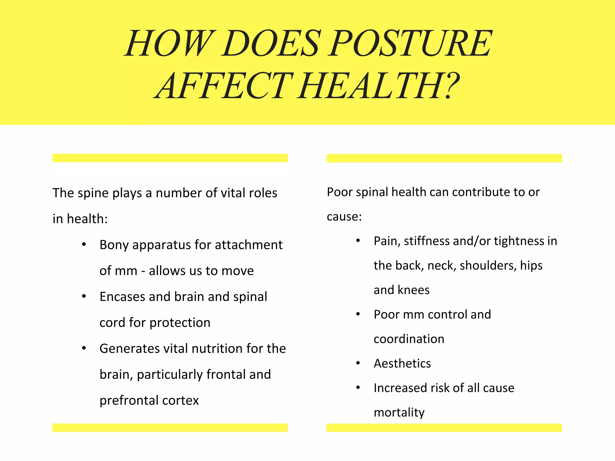 Spinal Health: A Presentation About Spinal Hygiene and How to Take Care ...
