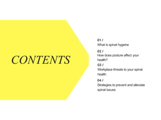 Spinal Health: A Presentation About Spinal Hygiene and How to Take Care ...