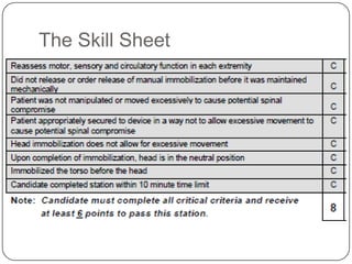 Spinal immobilization supine | PPT