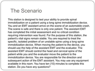 Spinal immobilization supine | PPT